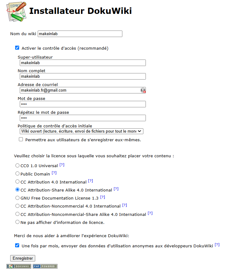 Dokuwiki : Comment l'installer