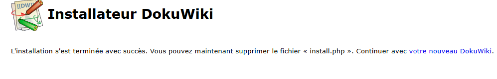 Dokuwiki : Comment l'installer